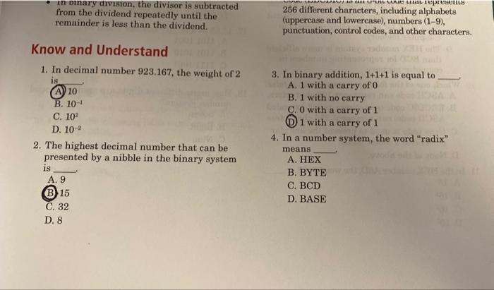 Solved from the dividend repeatedly until the remainder is | Chegg.com