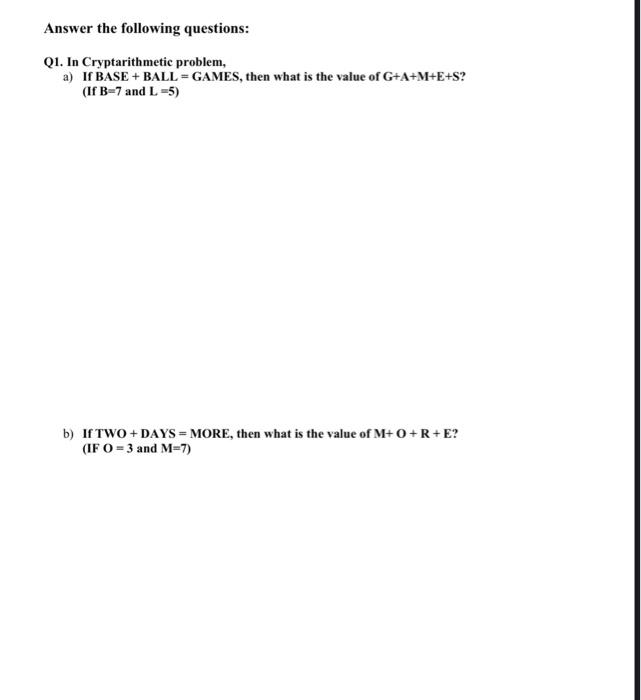 Solved i need to solve this question based on the following | Chegg.com