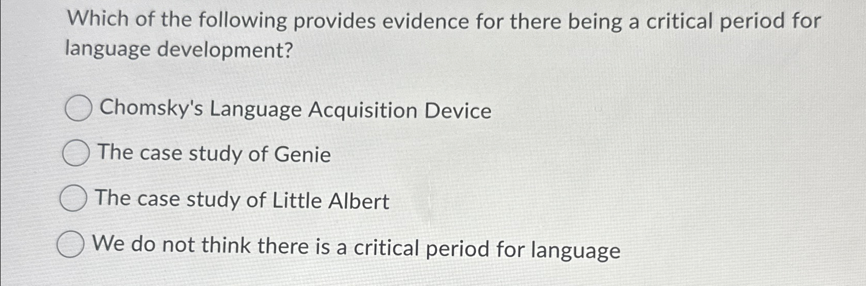Solved Which of the following provides evidence for there | Chegg.com