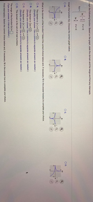 Solved Graph the following function. Based on the graph, | Chegg.com