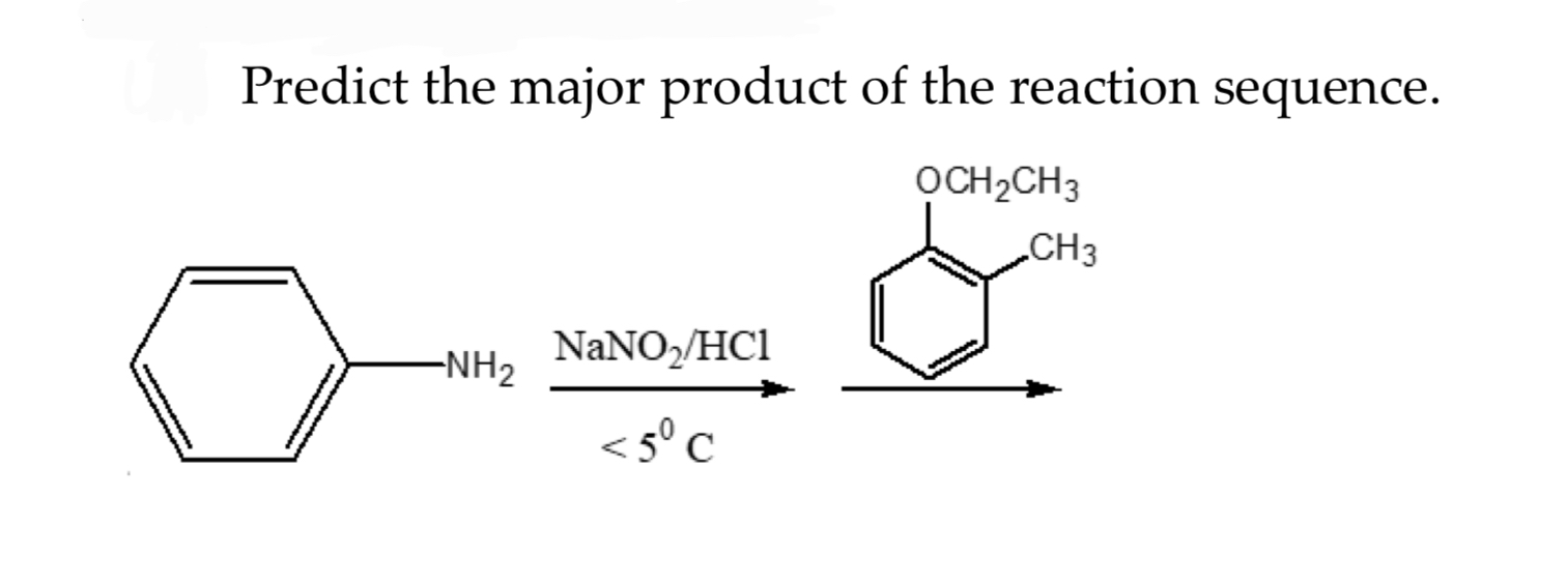 Solved Predict the major product of the reaction sequence | Chegg.com