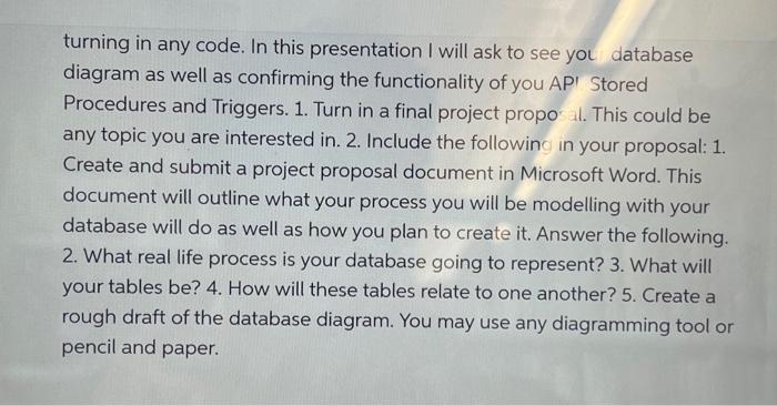 Solved CSI 234 database II programming. How to create and | Chegg.com