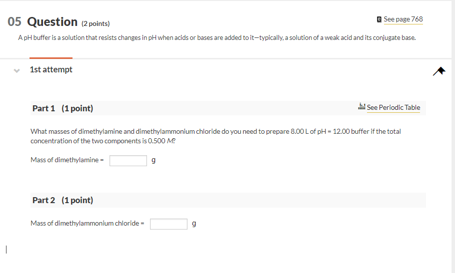 Solved 05 ﻿Question (2 ﻿points)ApH buffer is a solution that | Chegg.com