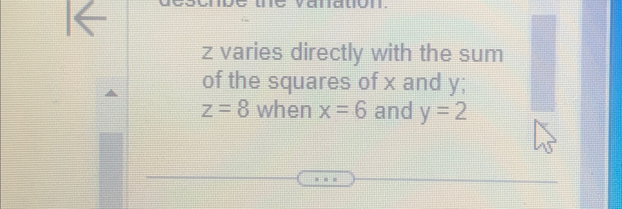 Solved z ﻿varies directly with the sum of the squares of x | Chegg.com