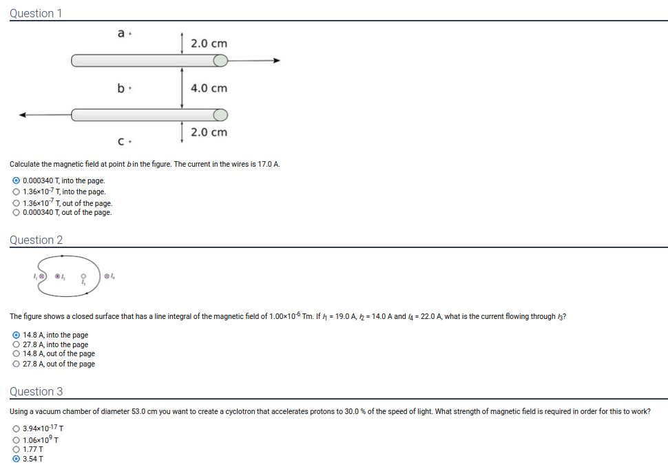 Solved For question 2: What is the direction of the current | Chegg.com