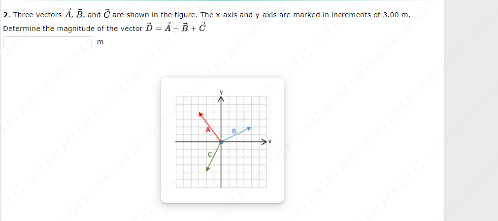 Solved 1 2three Vectors Vec A Vec B ﻿and Vec C ﻿are