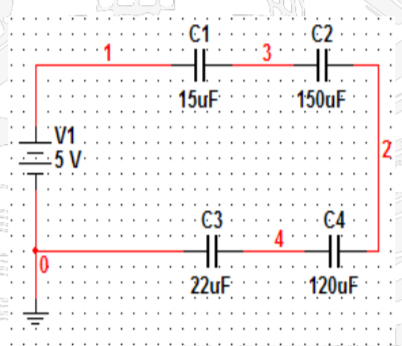 Solved Calcular el voltaje en cada uno de los condensadores. | Chegg.com