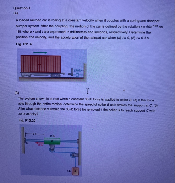 Solved Draw the free body diagram AND kinetic diagram of | Chegg.com
