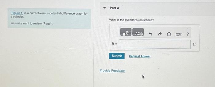Solved (Figure 1) is a current-versus-potential-difference | Chegg.com