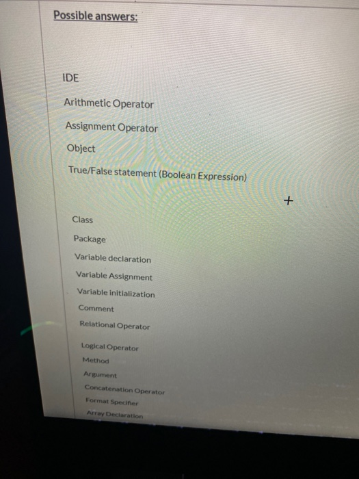Solved JA Assume for each question the code fragment given | Chegg.com