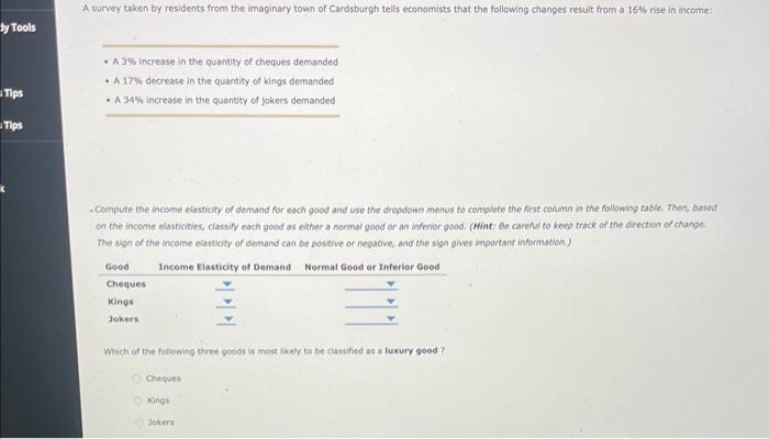 Solved - A 3% increase in the quantity of cheques demanded - | Chegg.com