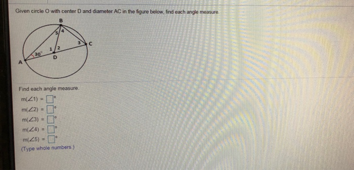 Solved Given circle O with center and diameter AC in the | Chegg.com