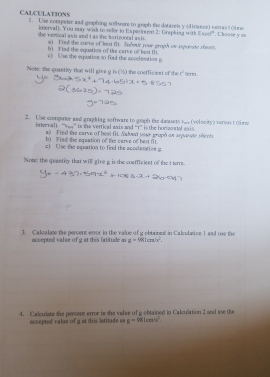 Solved Calculations 1 Use Computer And Graphing Software To 9982