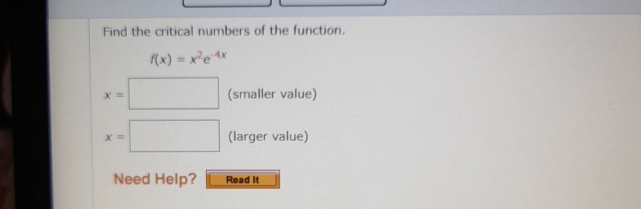 Find the critical numbers of the | Chegg.com