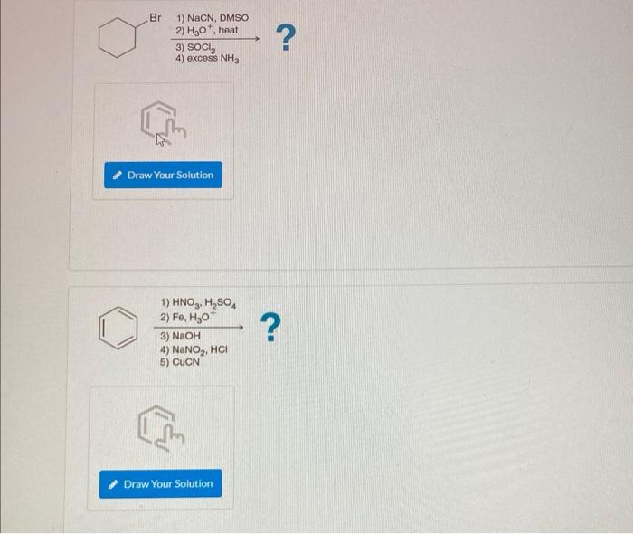 Draw the major product that is expected in each of | Chegg.com