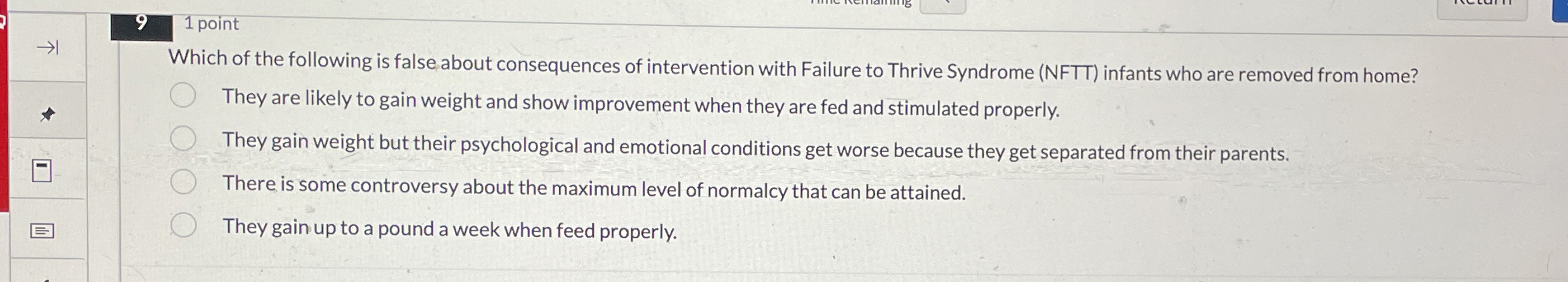 Solved 91 ﻿pointWhich of the following is false about | Chegg.com