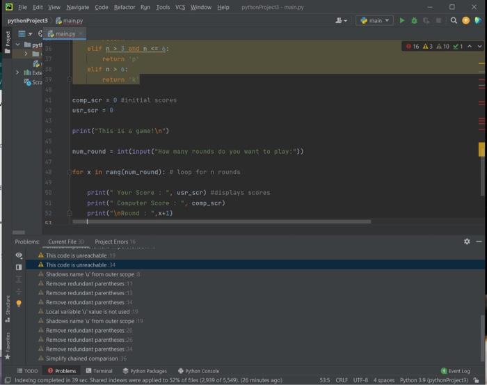 Solved ile Edit View Navigate Code Refacto Run Tools VCS | Chegg.com