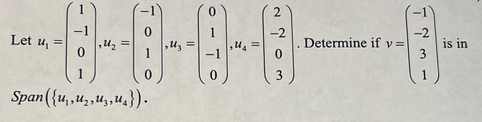 Solved Please solve this Linear Algebra Problem. | Chegg.com