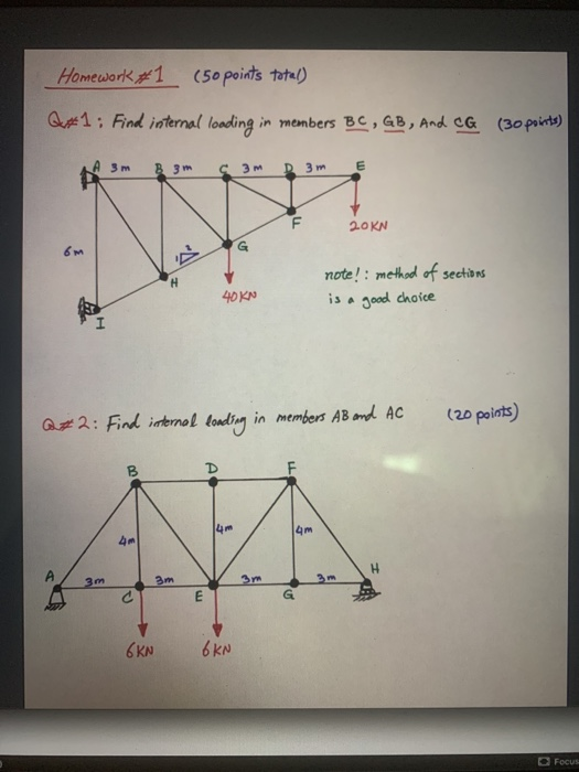 Solved Homework #1 (50 points total) Qu#1Find internal | Chegg.com