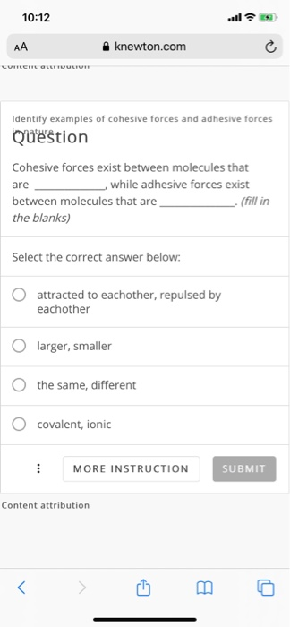 Solved 10:12 . AA knewton.com CUTLER BLTUULUT Identify | Chegg.com