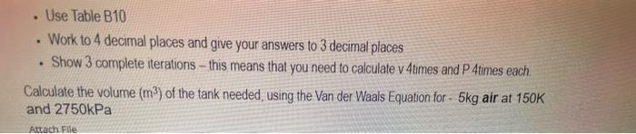 Solved - Use Table B10 - Work to 4 decimal places and give | Chegg.com