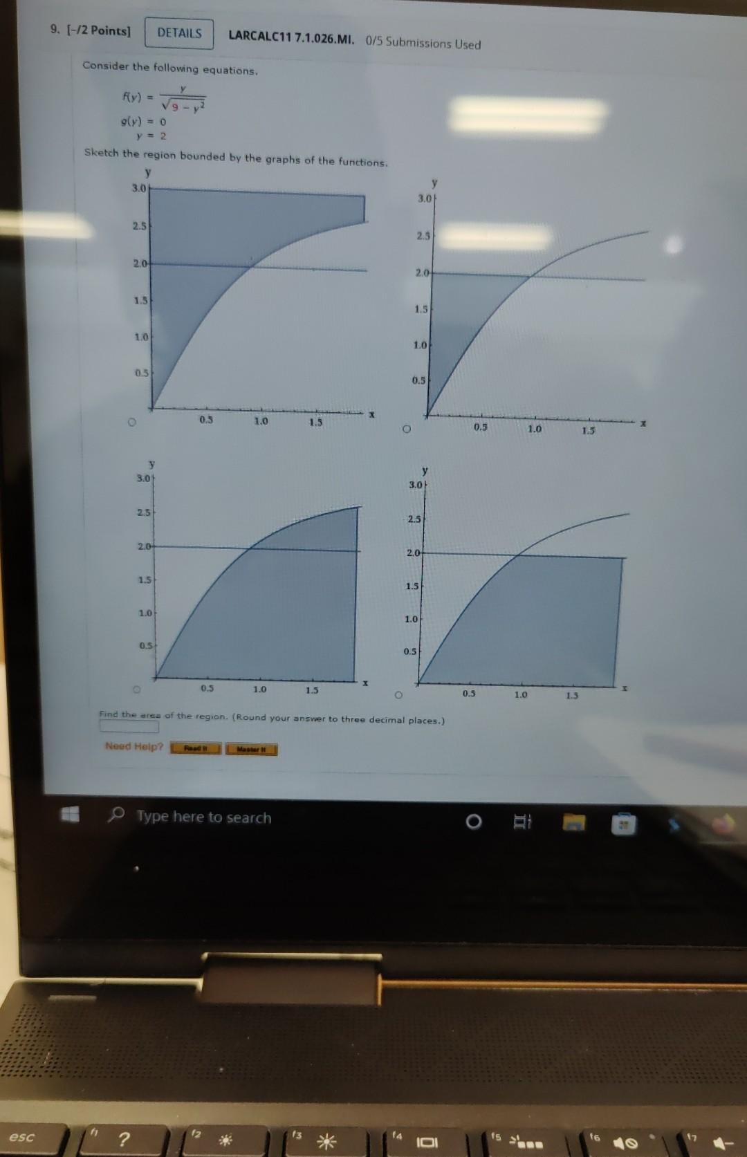 Solved 9. [-12 Points) DETAILS LARCALC11 7.1.026.MI. 0/5 | Chegg.com