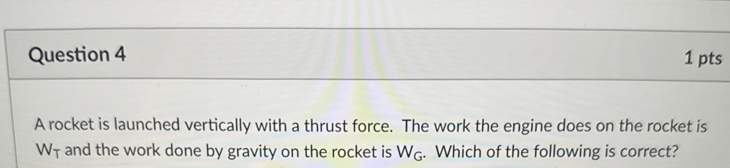 Solved Question 41 ﻿ptsA rocket is launched vertically with | Chegg.com