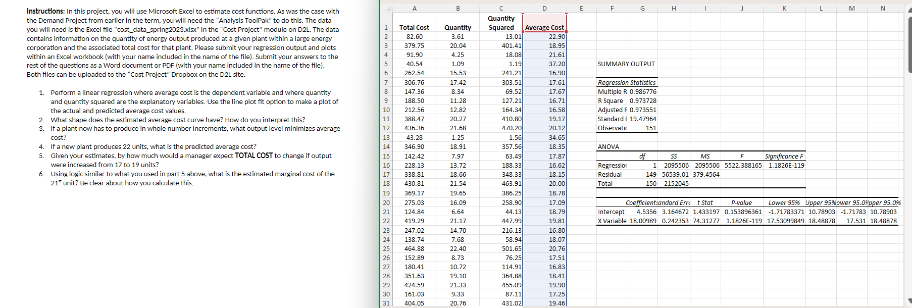 Solved Instructions: In this project, you will use Microsoft | Chegg.com