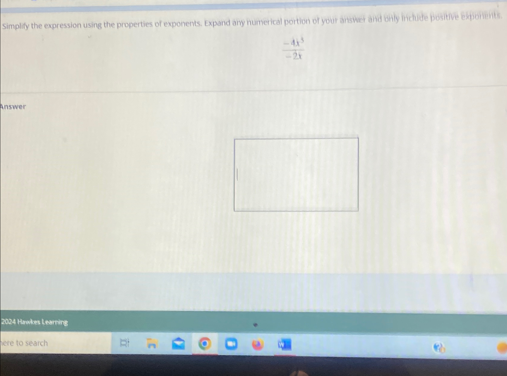 Solved Simplify the expression using the properties of | Chegg.com