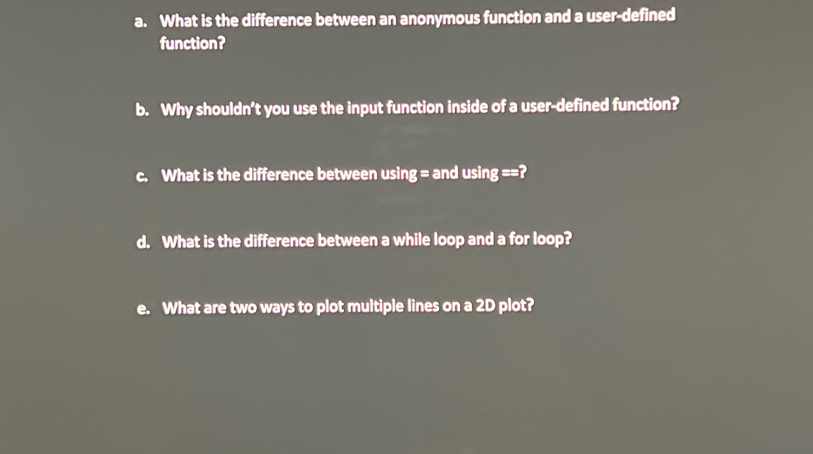 Solved a. ﻿What is the difference between an anonymous | Chegg.com