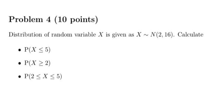 Solved Distribution of random variable X is given as | Chegg.com