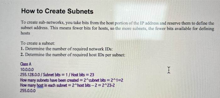 Solved 255.255.255.128(/25) Since 128 is 10000000 in binary, | Chegg.com