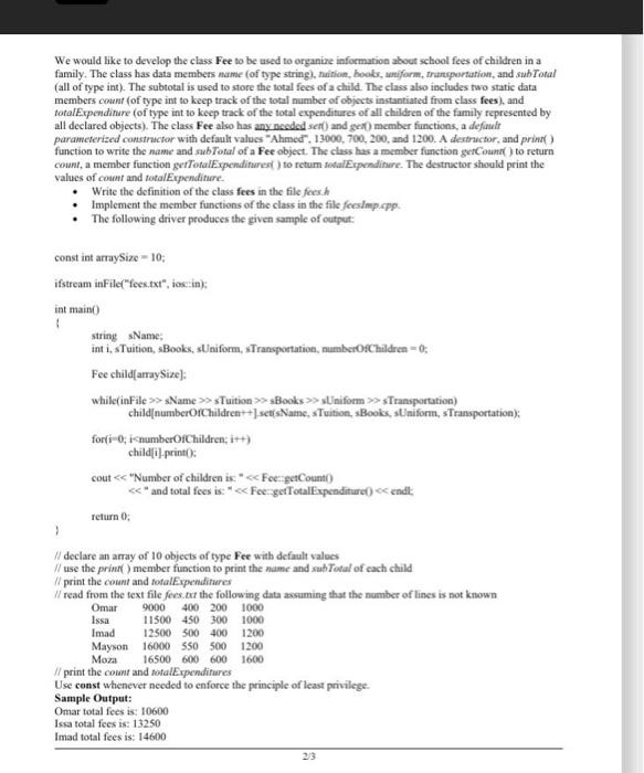 Solved programming 2 (C++) please write the codes CLEARLY, | Chegg.com