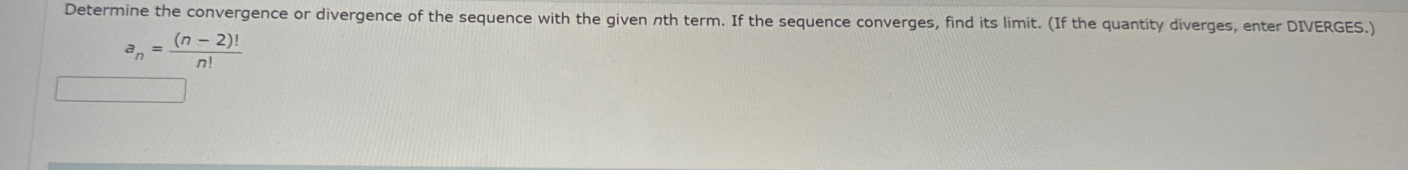 Solved Determine the convergence or divergence of the | Chegg.com