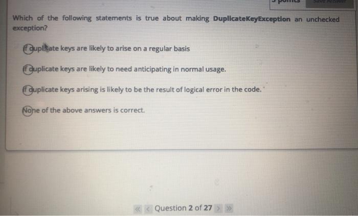 Solved Which of the following statements is true about | Chegg.com