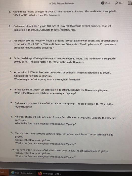 Solved really need help on these med math practice questions | Chegg.com
