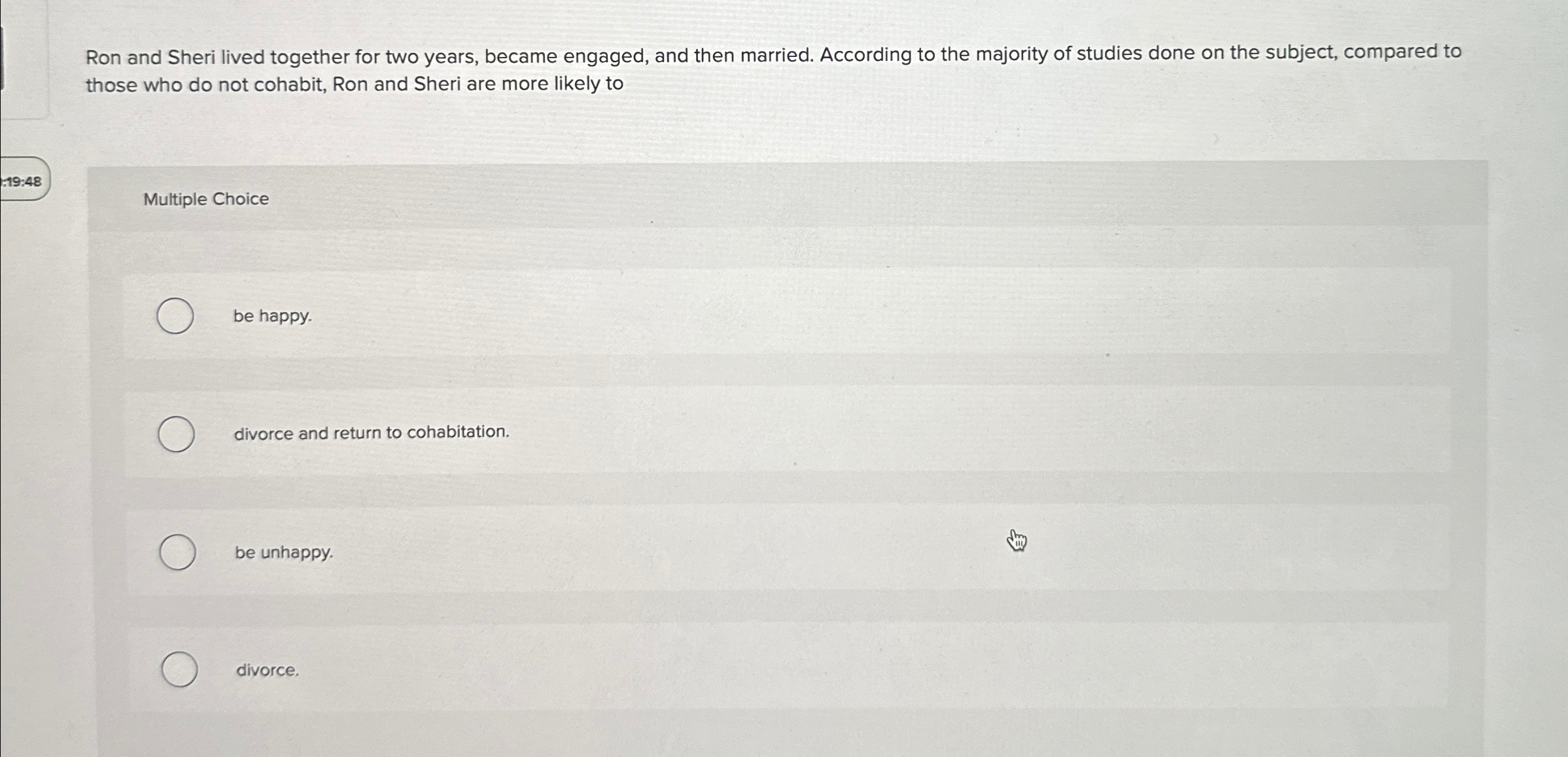 Solved Ron and Sheri lived together for two years, became | Chegg.com