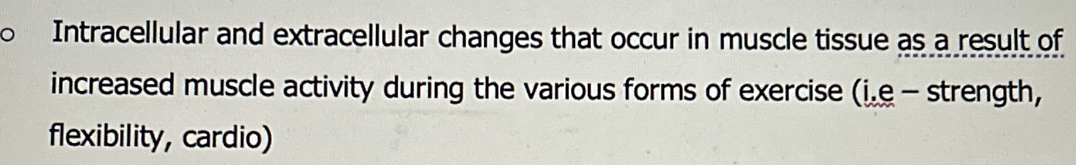 Solved Intracellular and extracellular changes that occur in | Chegg.com
