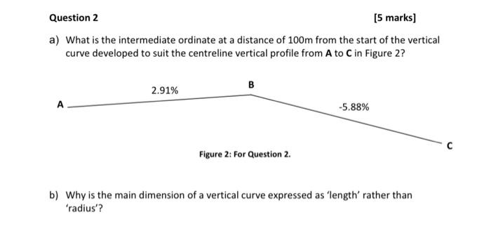 Solved a) What is the intermediate ordinate at a distance of | Chegg.com