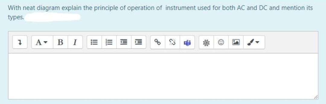 Solved With neat diagram explain the principle of operation | Chegg.com