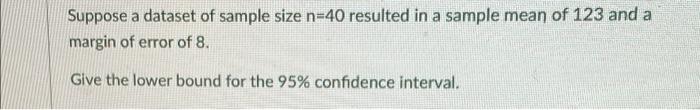 Solved Calculate the t-multiplier used in a 95% confidence | Chegg.com