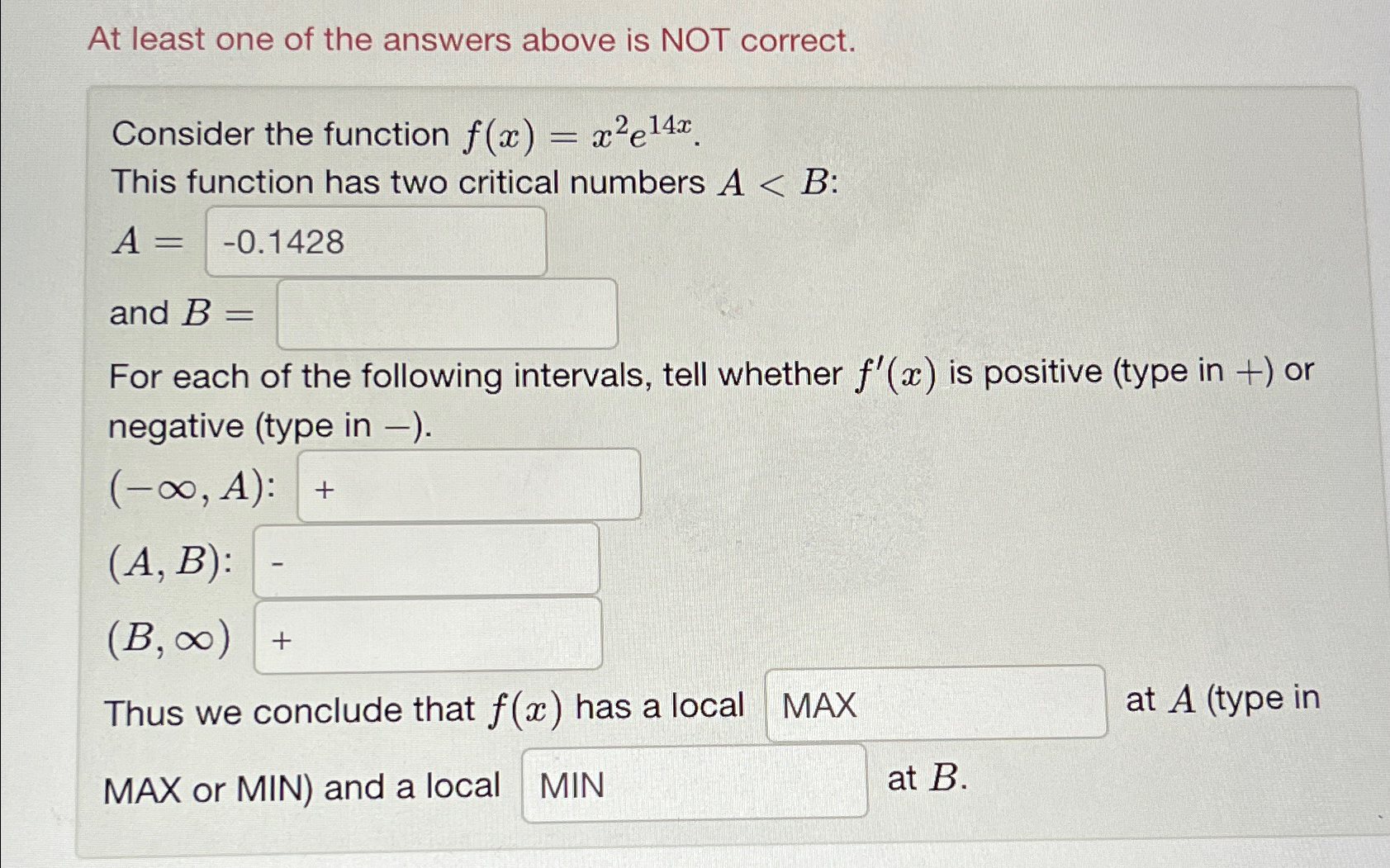Solved At least one of the answers above is NOT | Chegg.com