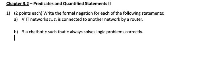 Solved Chapter 3 2 Predicates And Quantified Statements Ii