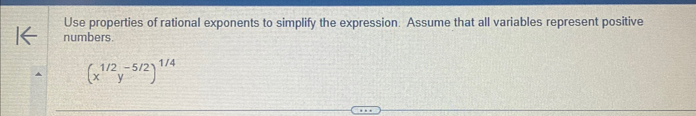 Solved Use properties of rational exponents to simplify the | Chegg.com