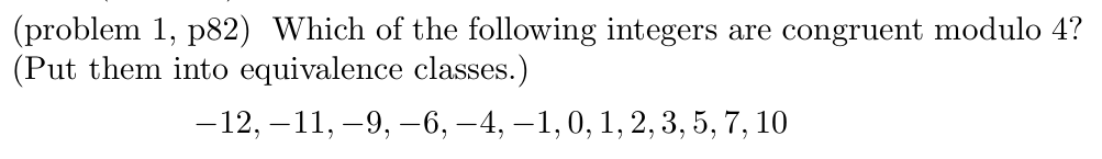 Solved (problem 1, p82) ﻿Which of ﻿the following integers | Chegg.com