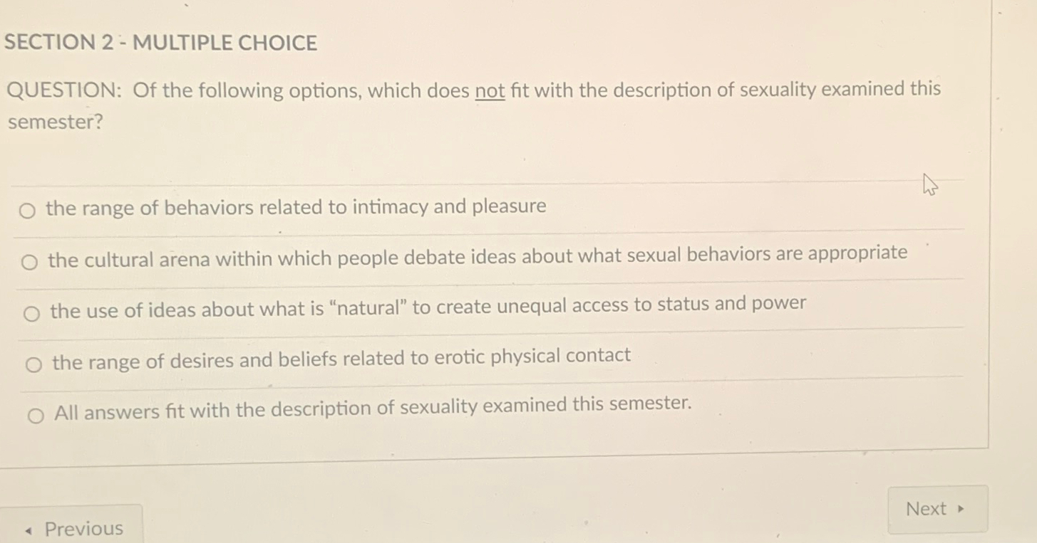 Solved SECTION 2 - ﻿MULTIPLE CHOICEQUESTION: Of the | Chegg.com