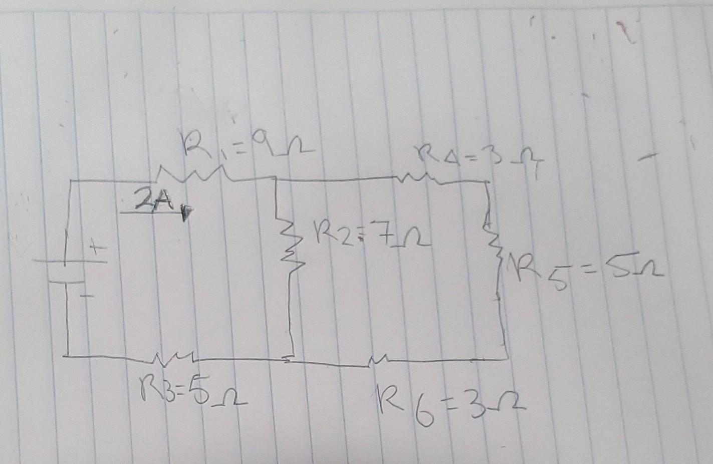 Solved find the voltage and current for R1, R2, R3, R4, R5, | Chegg.com