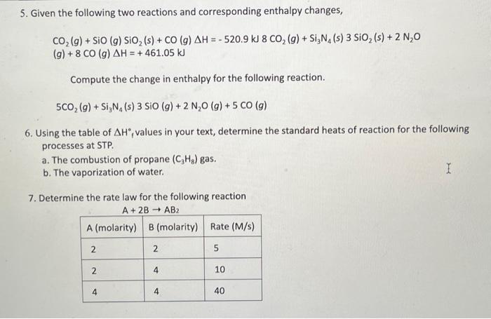 Solved CO2(g)+SiO(g)SiO2(s)+CO(g)ΔH=−520.9 kJ8CO2(g)+Si3 | Chegg.com