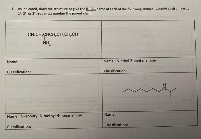 Solved 1. As indicated, draw the structure or give the IUPAC | Chegg.com