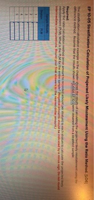 Ep 10 05 Stratification Calculation Of Projected